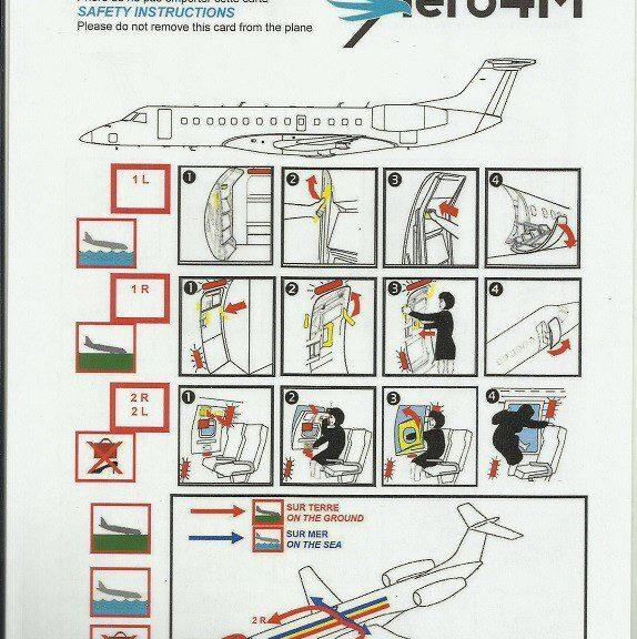 Embraer 135 | Safety Cards