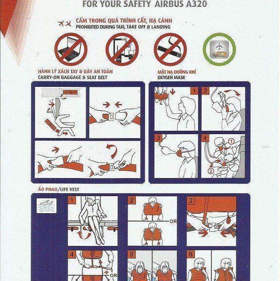 Airbus A320 | Safety Cards