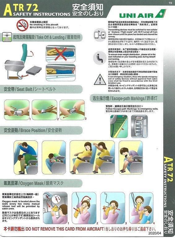 ATR 72 | Safety Cards