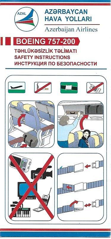 Boeing 757-200 | Safety Cards