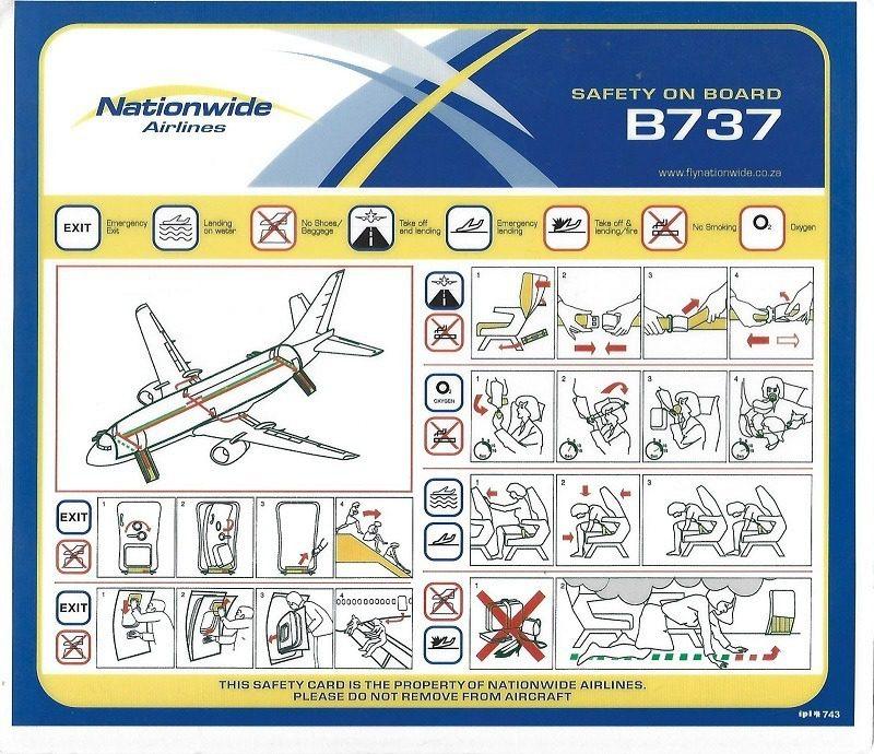 Boeing 737 | Safety Cards