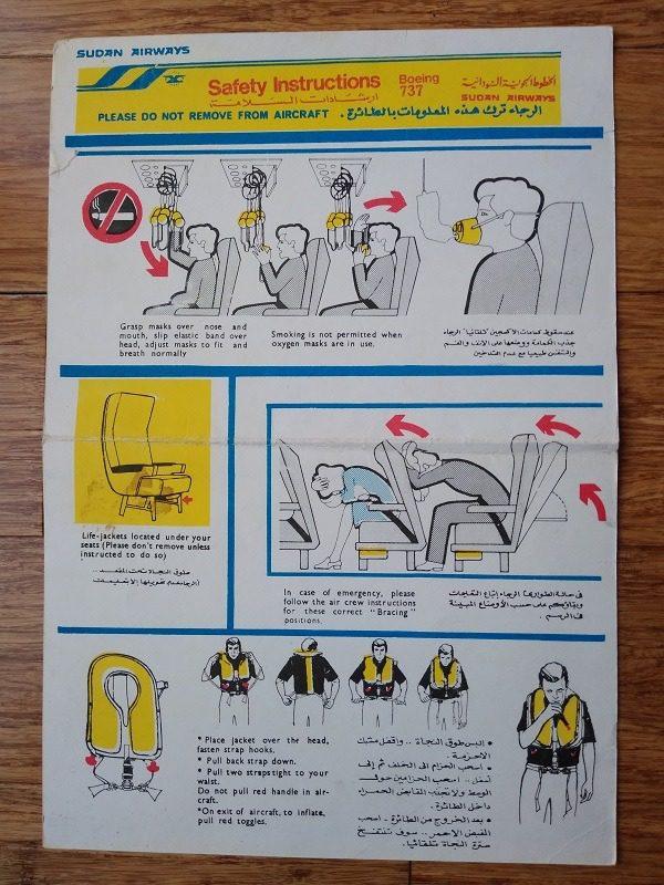 Boeing 737 | Safety Cards