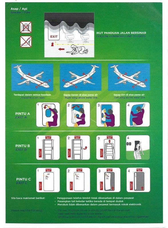 ATR 72-500 | Safety Cards