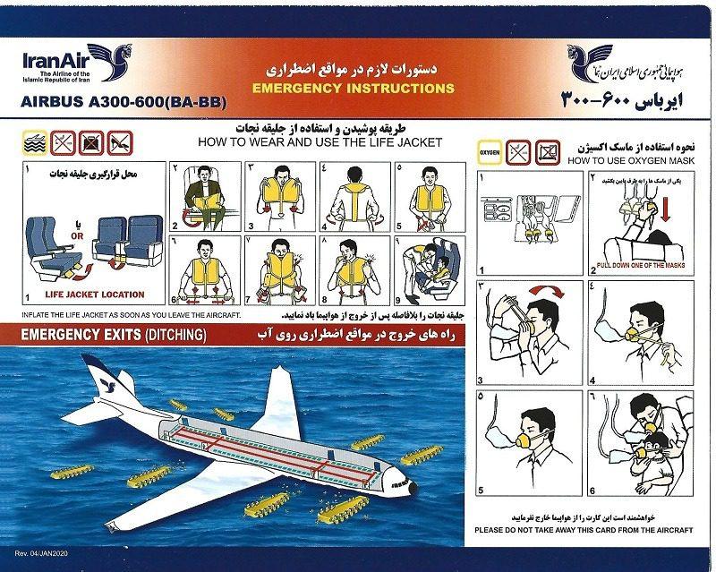 Airbus A300-600 (BA-BB) | Safety Cards