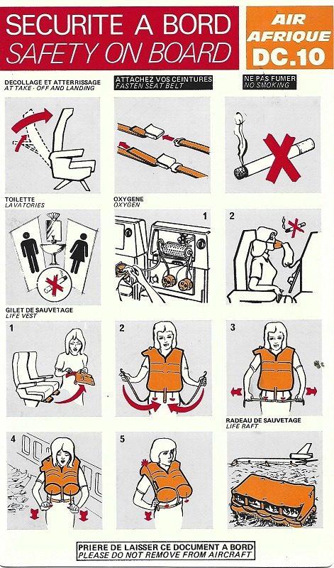 McDonnell Douglas DC-10 | Safety Cards