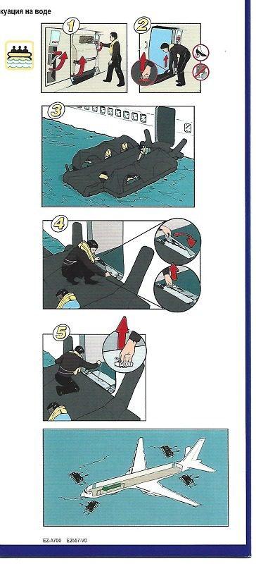 Boeing 767-300ER (EZ-A700) | Safety Cards