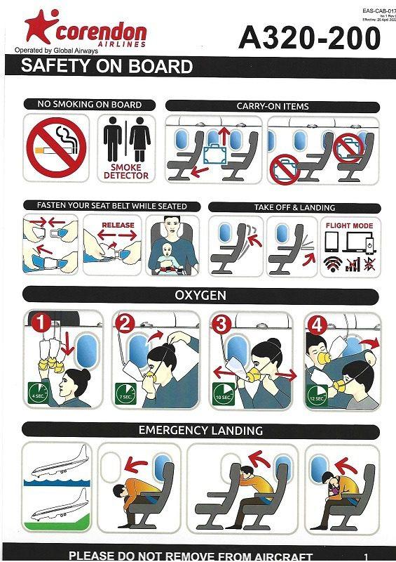 Airbus A320-200 | Safety Cards