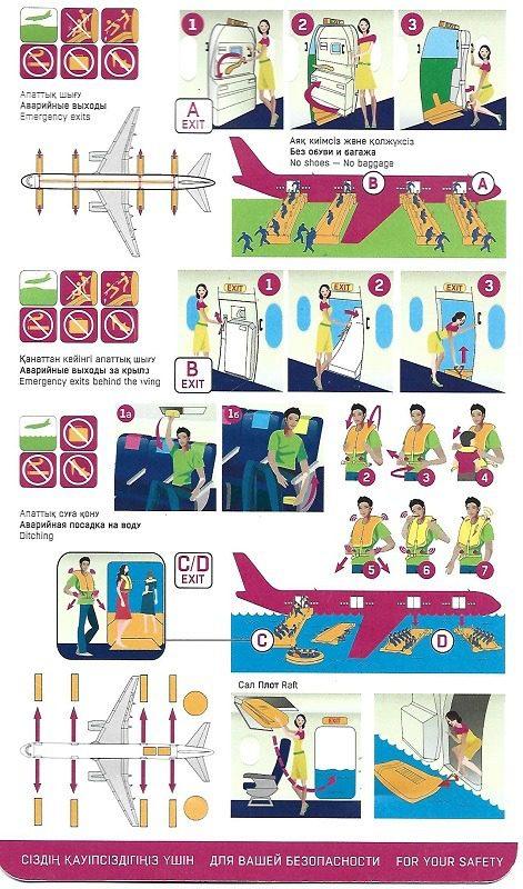 Boeing 757 | Safety Cards