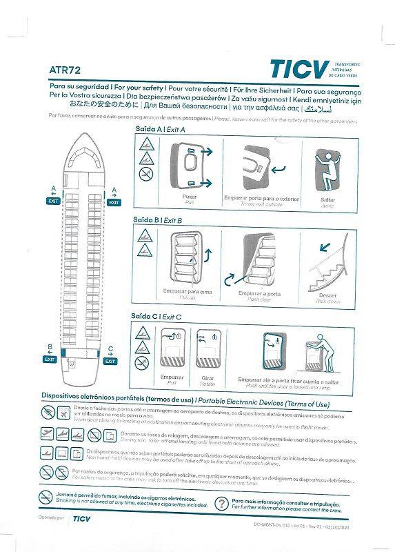 ATR 72 | Safety Cards ATR 72 | Safety Cards