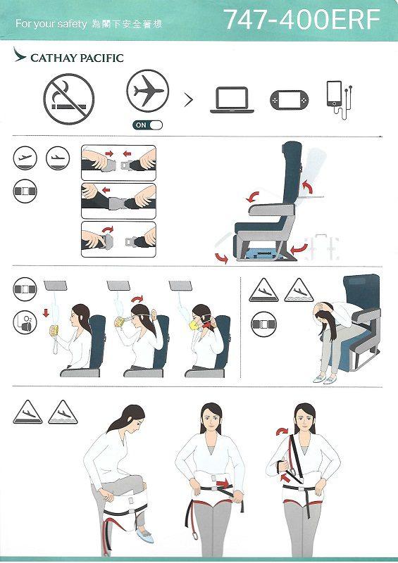 Boeing 747-400ERF Freighter | Safety Cards
