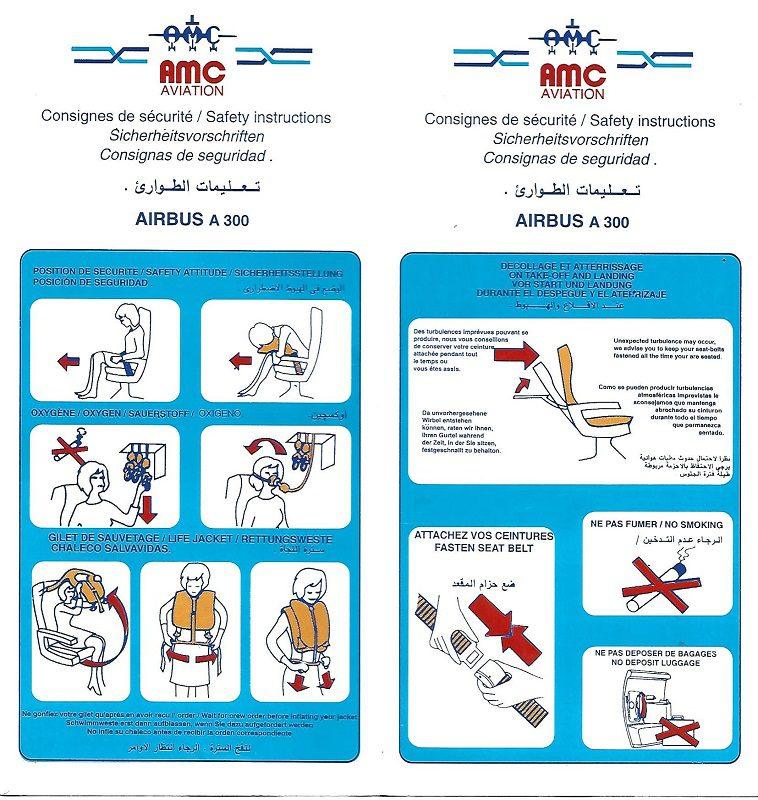 Airbus A300 | Safety Cards
