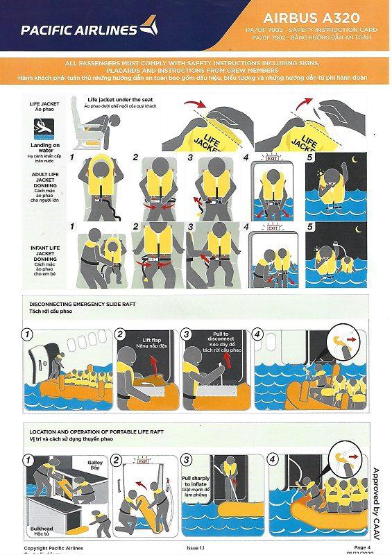 Airbus A320 | Safety Cards