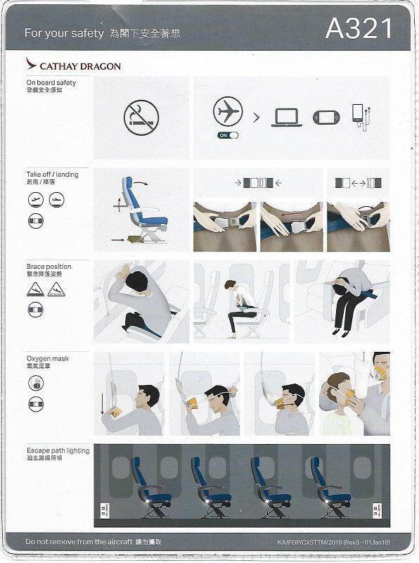 Airbus A321 | Safety Cards