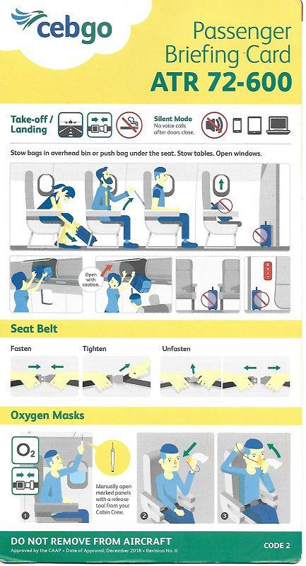 ATR 72-600 | Safety Cards