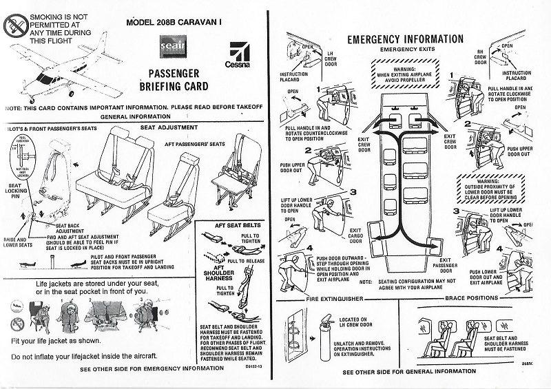 Cessna | Safety Cards