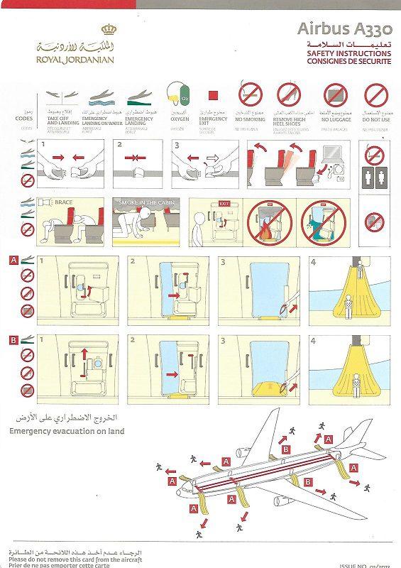 Airbus A330 | Safety Cards